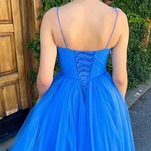 Dresses | Womens Tulle Spaghetti Strep Tea Length Dress | Poshmark